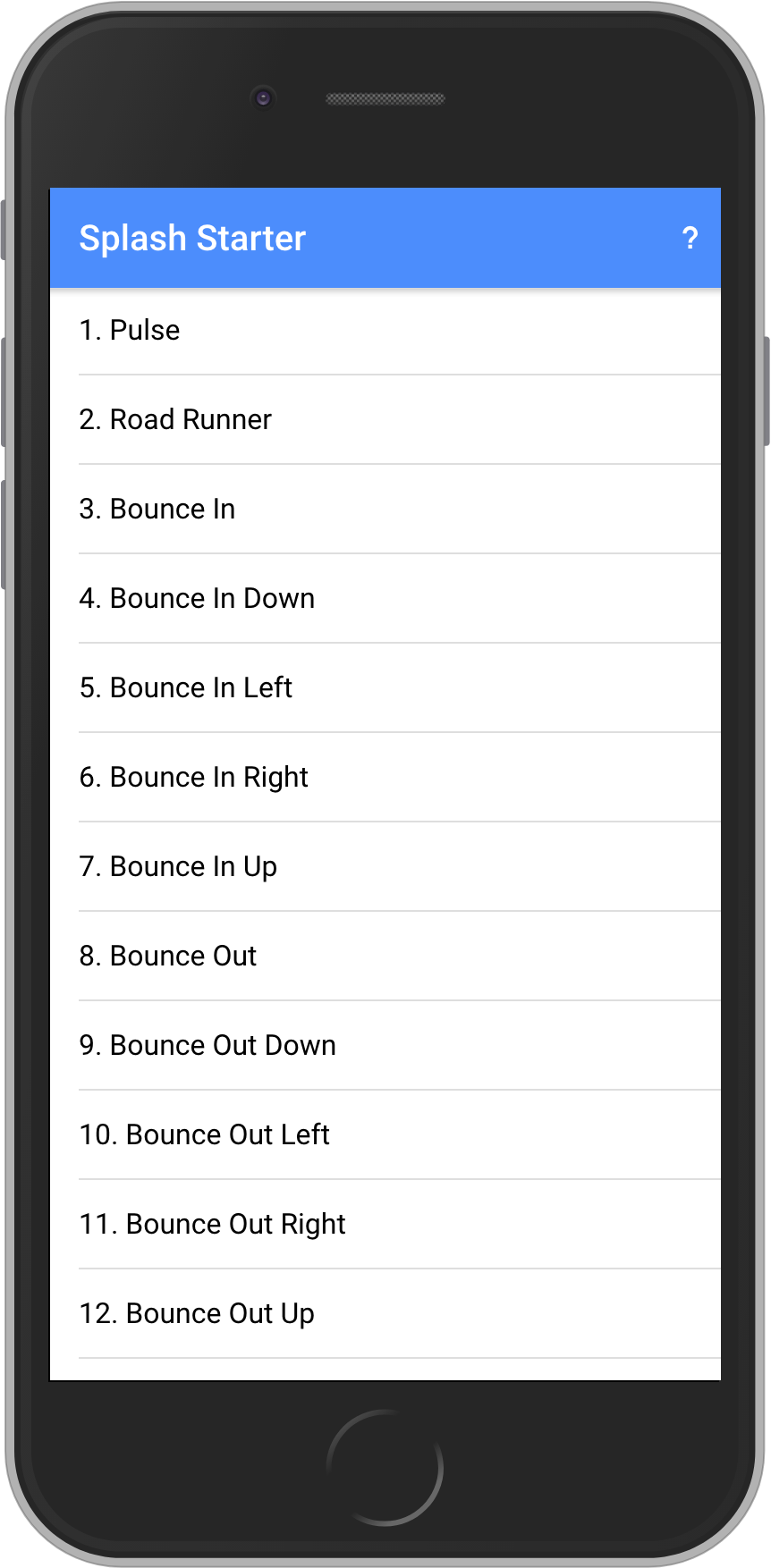 Ionic 3 Animated SplashScreen by quanlabs | CodeCanyon